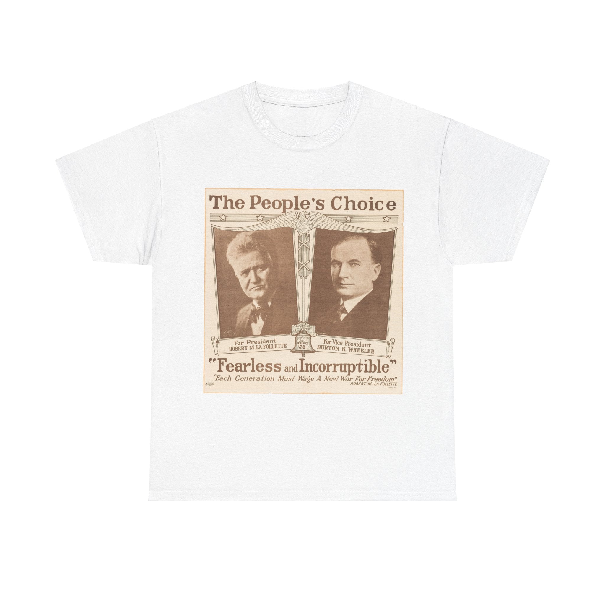 Robert M. La Follette "The People's Choice" 1924 Campaign Poster Unise ...