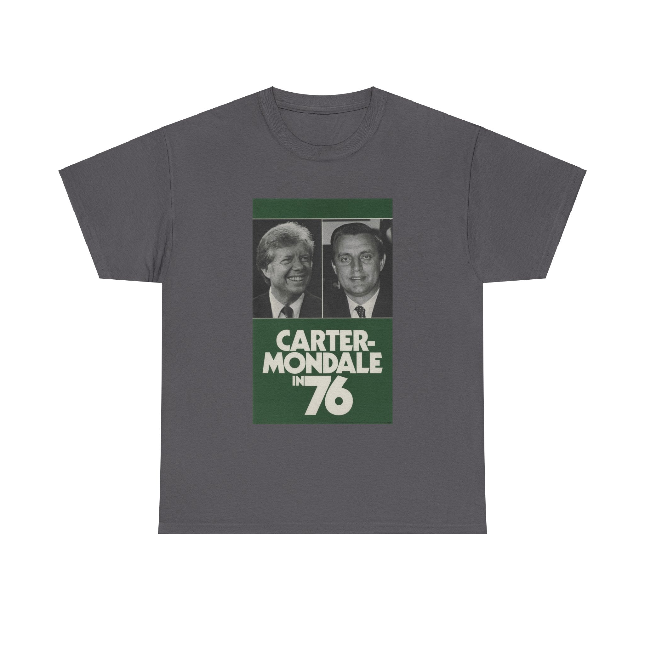 Carter/Mondale in 76 Campaign Poster Unisex Heavy Cotton T-Shirt ...